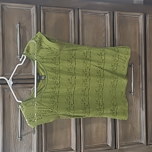 Alfani | Tops | Alfani Army Green Top | Poshmark